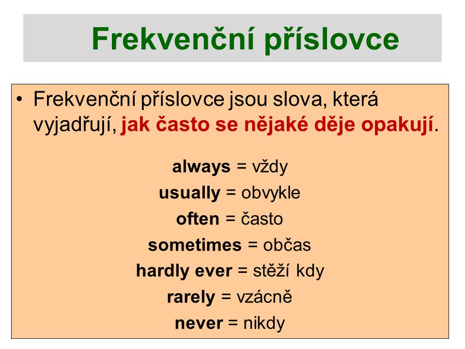 Přítomný čas prostý :: English101